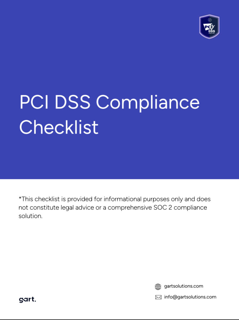 PCI DSS Compliance Checklist | Gart